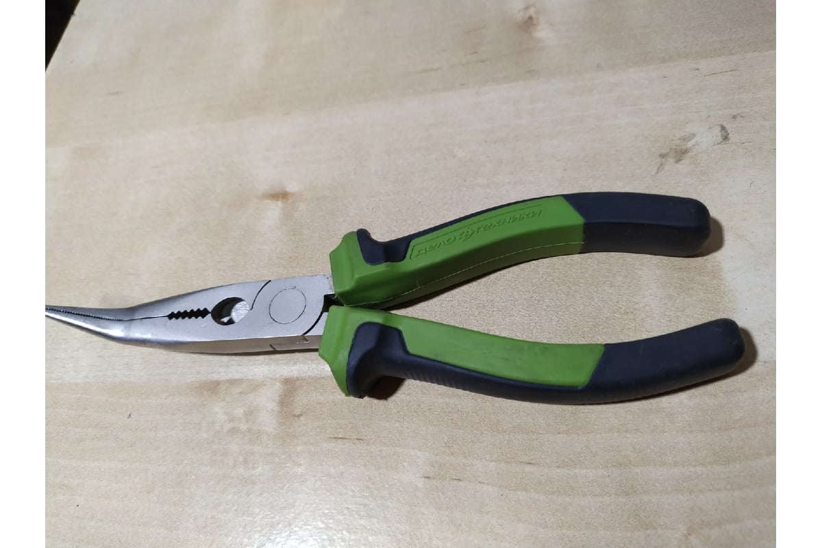 Удлиненные загнутые плоскогубцы 180 мм ДТ/48/6 Дело Техники 413180 ...