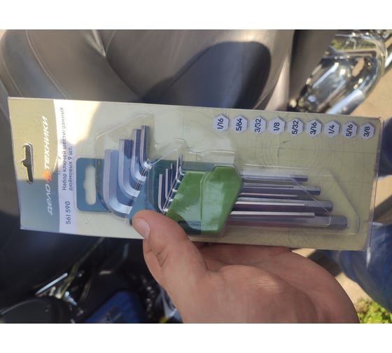 Набор шестигранных дюймовых ключей 9 шт ДТ/40 Дело Техники 561590 ...