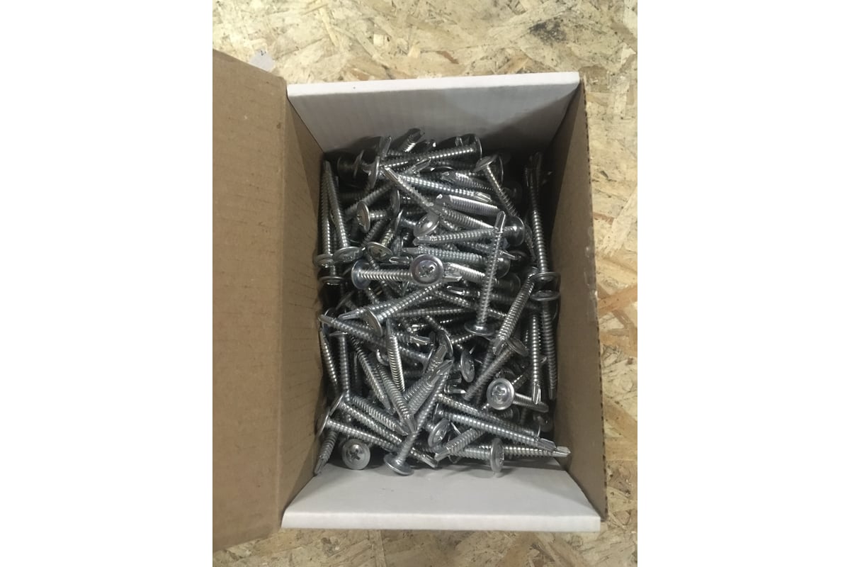 Саморезы Gigant 4,2x41, полусфера, сверло, цинк, 1 кг (примерно 308 шт ...