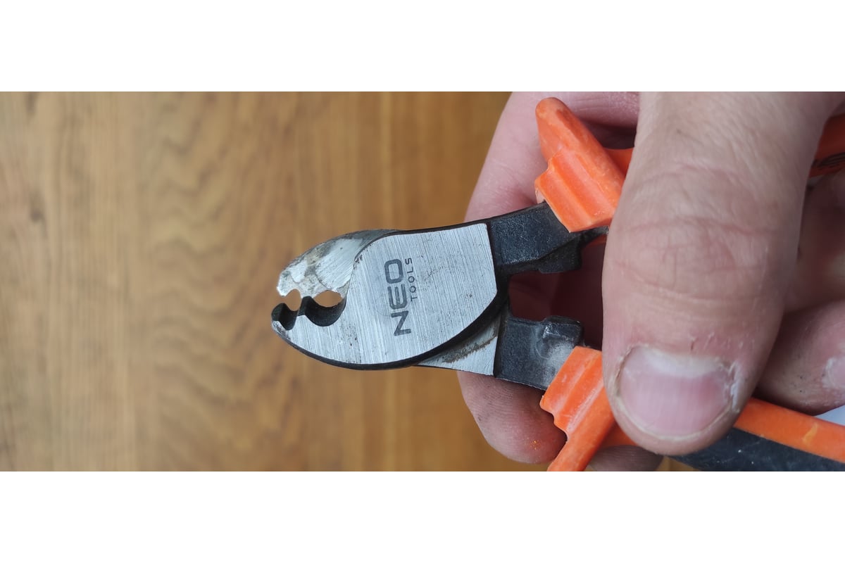 Кабелерез для медных, алюминиевых кабелей NEO Tools 160 мм 01-513 ...