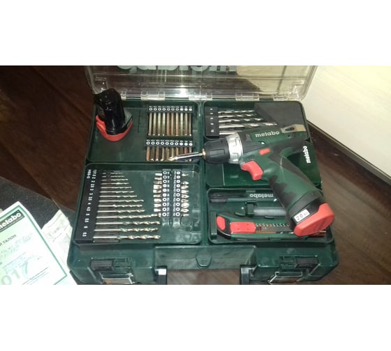 Аккумуляторный винтоверт Metabo PowerMaxx BS Basic Set 600080880 - выгодная цена, отзывы ...