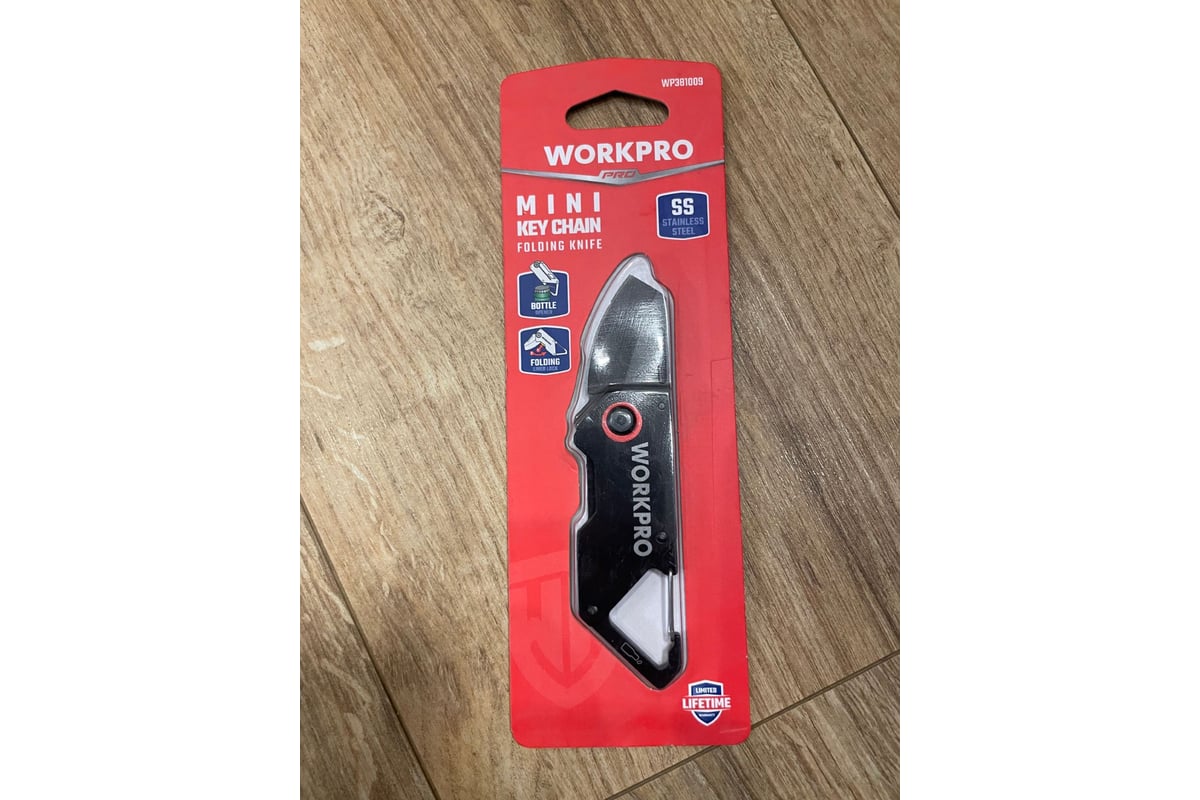 Складной нож WORKPRO 1,5 дюйма WP381009 - выгодная цена, отзывы, характеристики, фото - купить в ...
