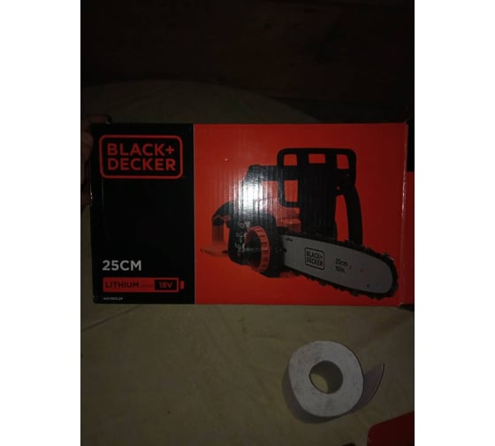 Аккумуляторная цепная пила Black+Decker GKC1825L20 - выгодная цена ...