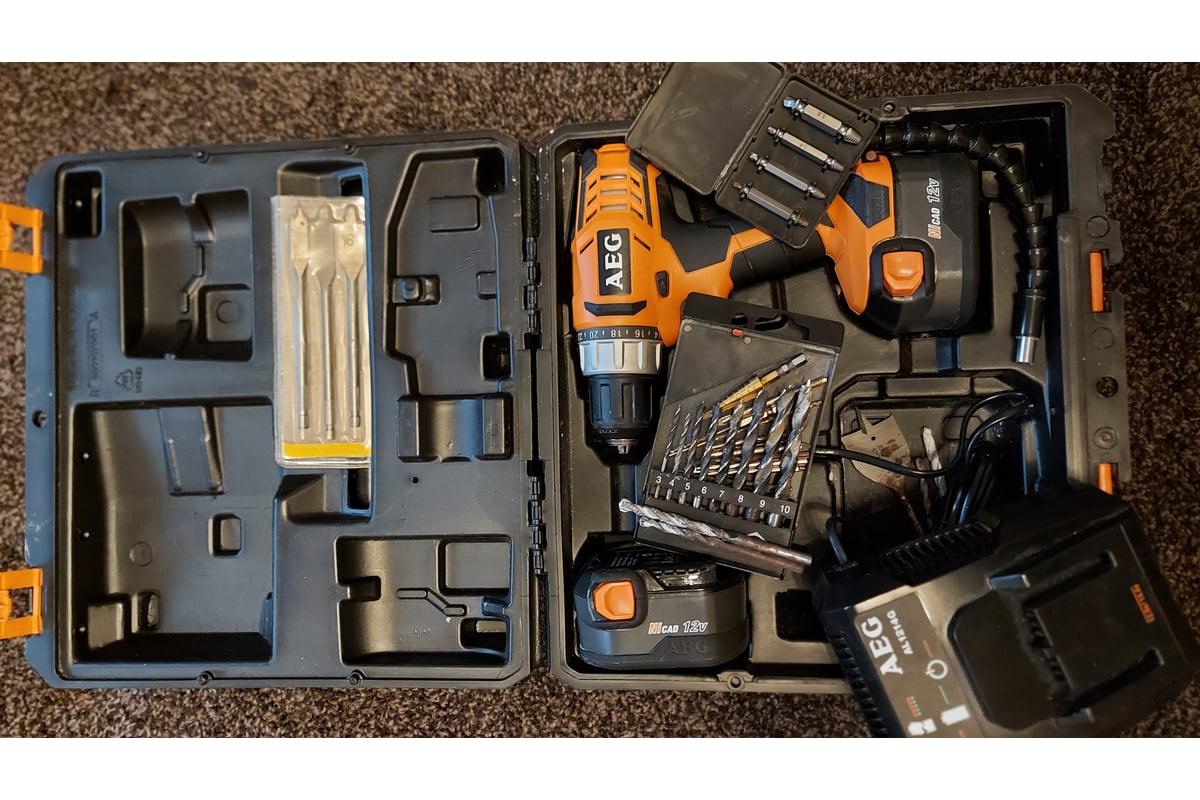 Аккумуляторная дрель-шуруповерт AEG BS12G3LI-152C 4935451090 - выгодная ...