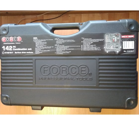Набор инструмента с головками SL FORCE 142 предмета 41421R-7 - выгодная ...