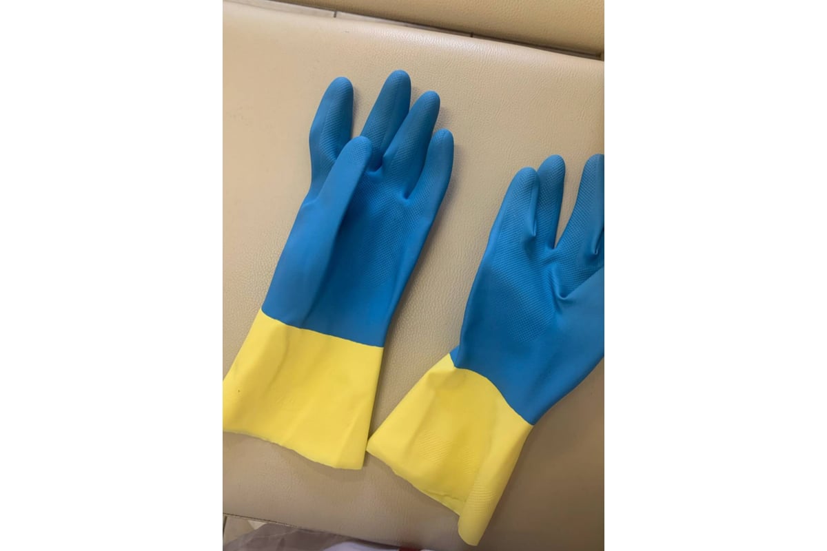 Химостойкие перчатки Jeta Safety 80/50, латекс/неопрен, с хлопковым ...