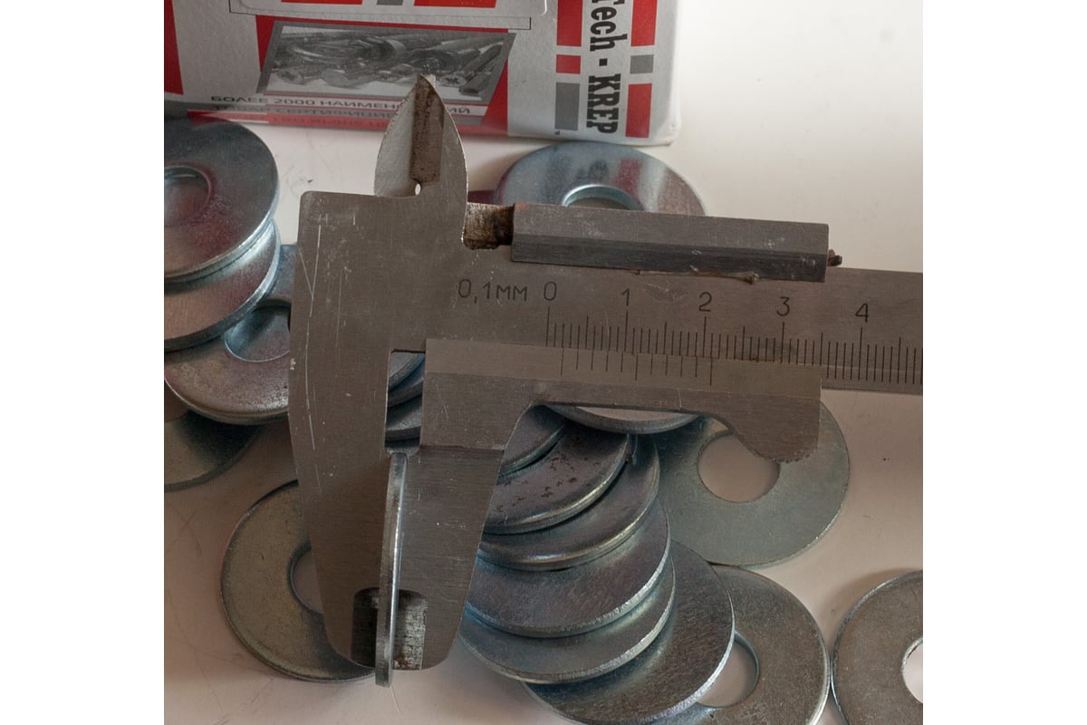 Кузовная оцинкованная шайба DIN9021 М10 50шт - коробка Tech-Krep 105267 - выгодная цена, отзывы ...