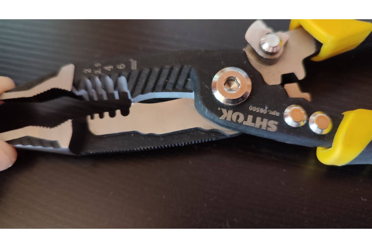 Многофункциональные электромонтажные клещи 6-в-1 SHTOK серия ACRUX, 210 ...