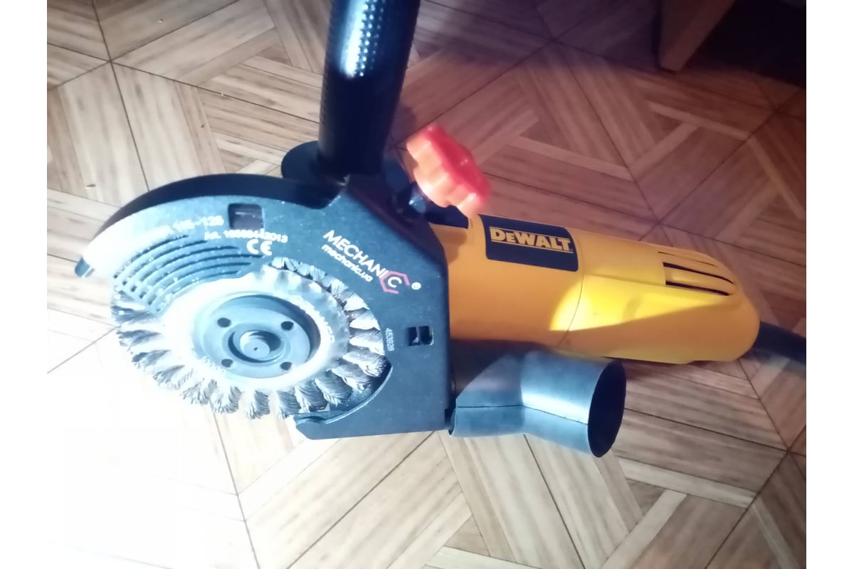 Кожух металлический 125 мм для пылеудаления на УШМ AirDuster Mechanic ...