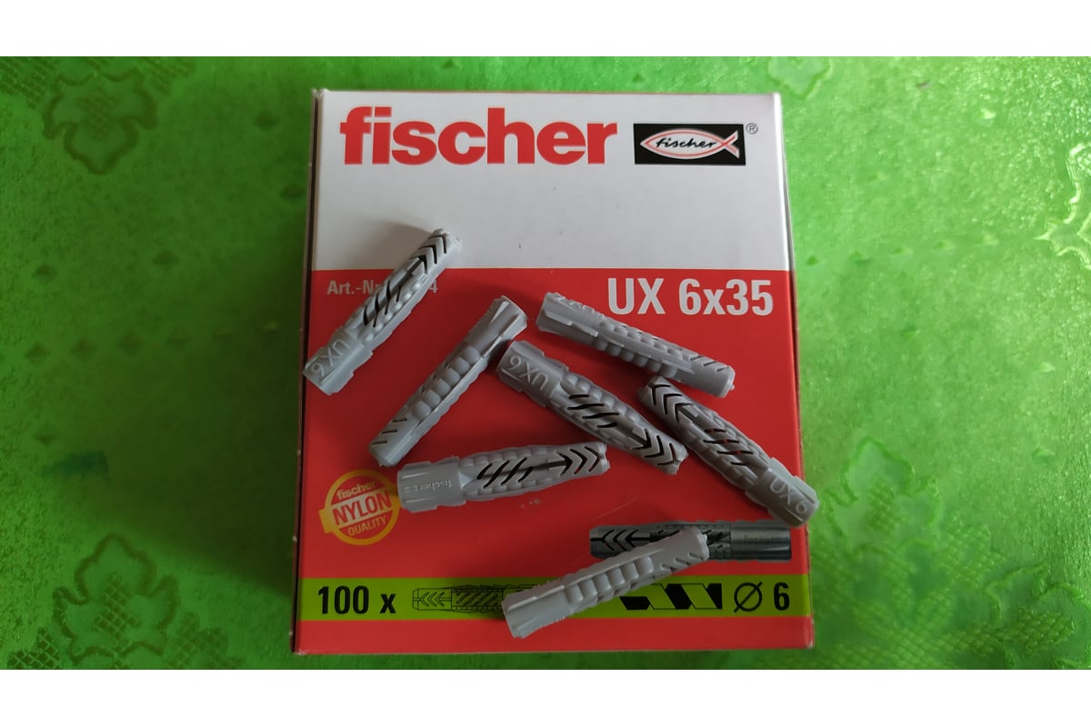 Универсальный дюбель Fischer UX 6X35 100 шт 62754 - выгодная цена ...