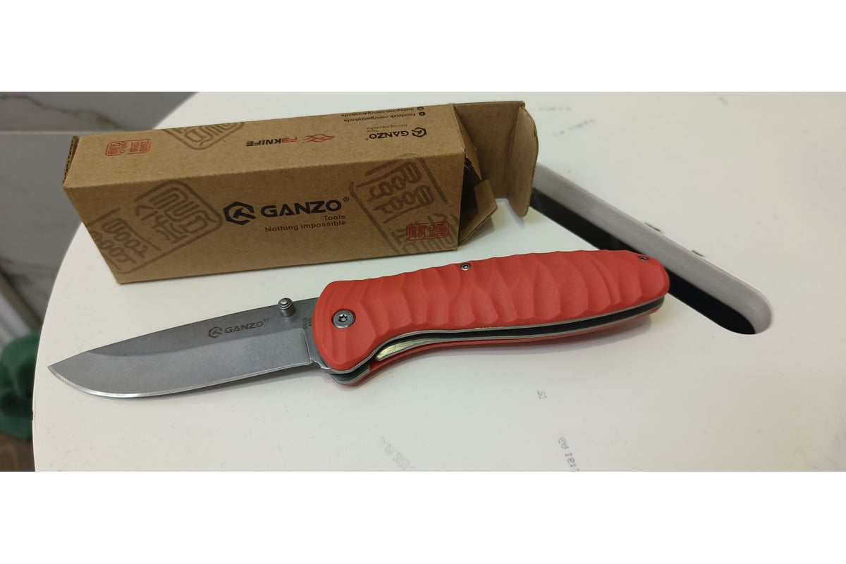 Нож Ganzo G6252-OR оранжевый - выгодная цена, отзывы, характеристики, фото - купить в Москве и РФ