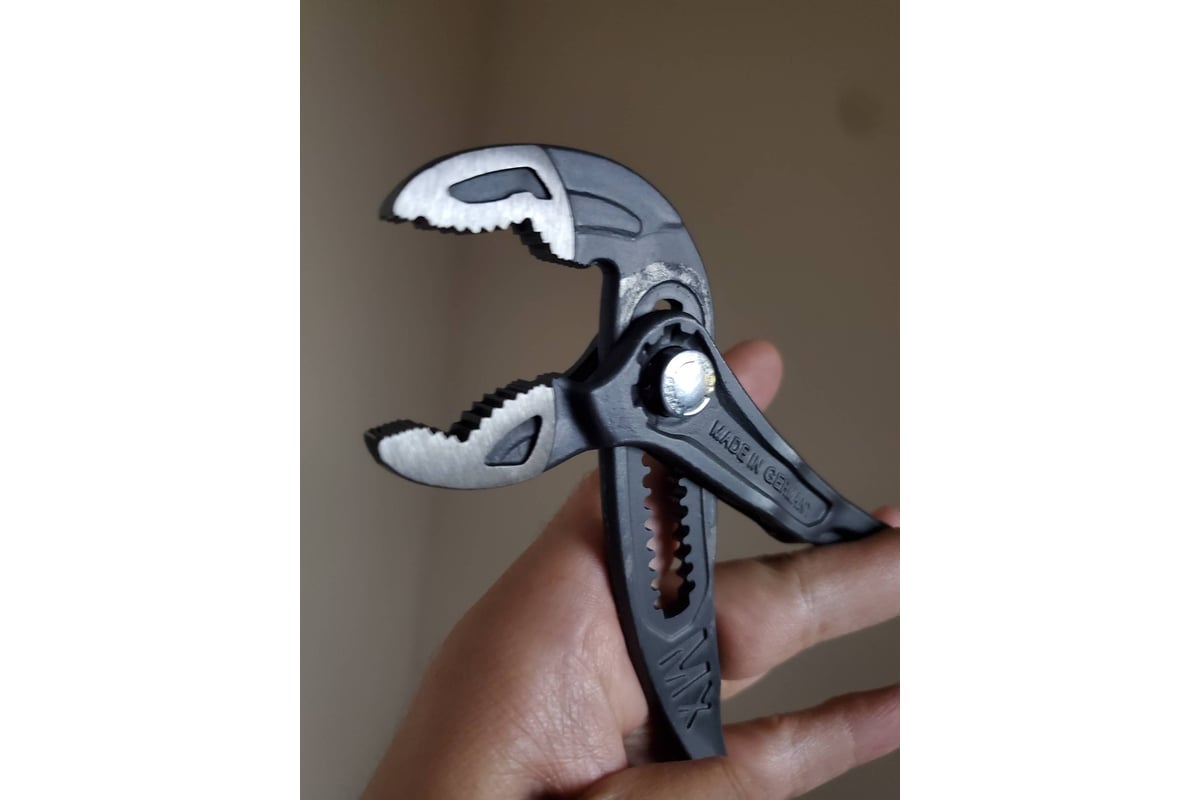 Клещи переставные, кнопочный механизм, обливные рукоятки, 250 мм GROSS ...