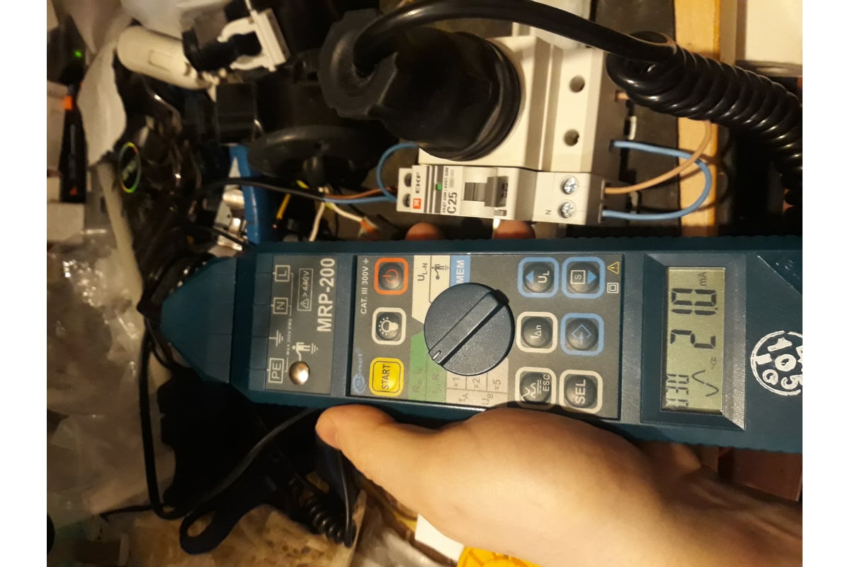 Автоматический дифференциальный выключатель EKF АВДТ-63М 1п 25А 30мА С ...